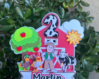 La Granja De Zenon Cake Topper, Zenon Farm Cake Topper, La Granja De ...