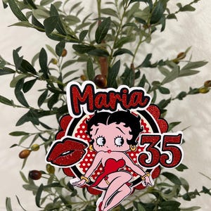 Betty Boop Cake Topper - Etsy