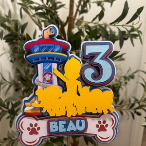 Pup Patrol Topper - Etsy