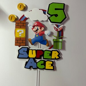 Super Mario Cake Topper - Etsy