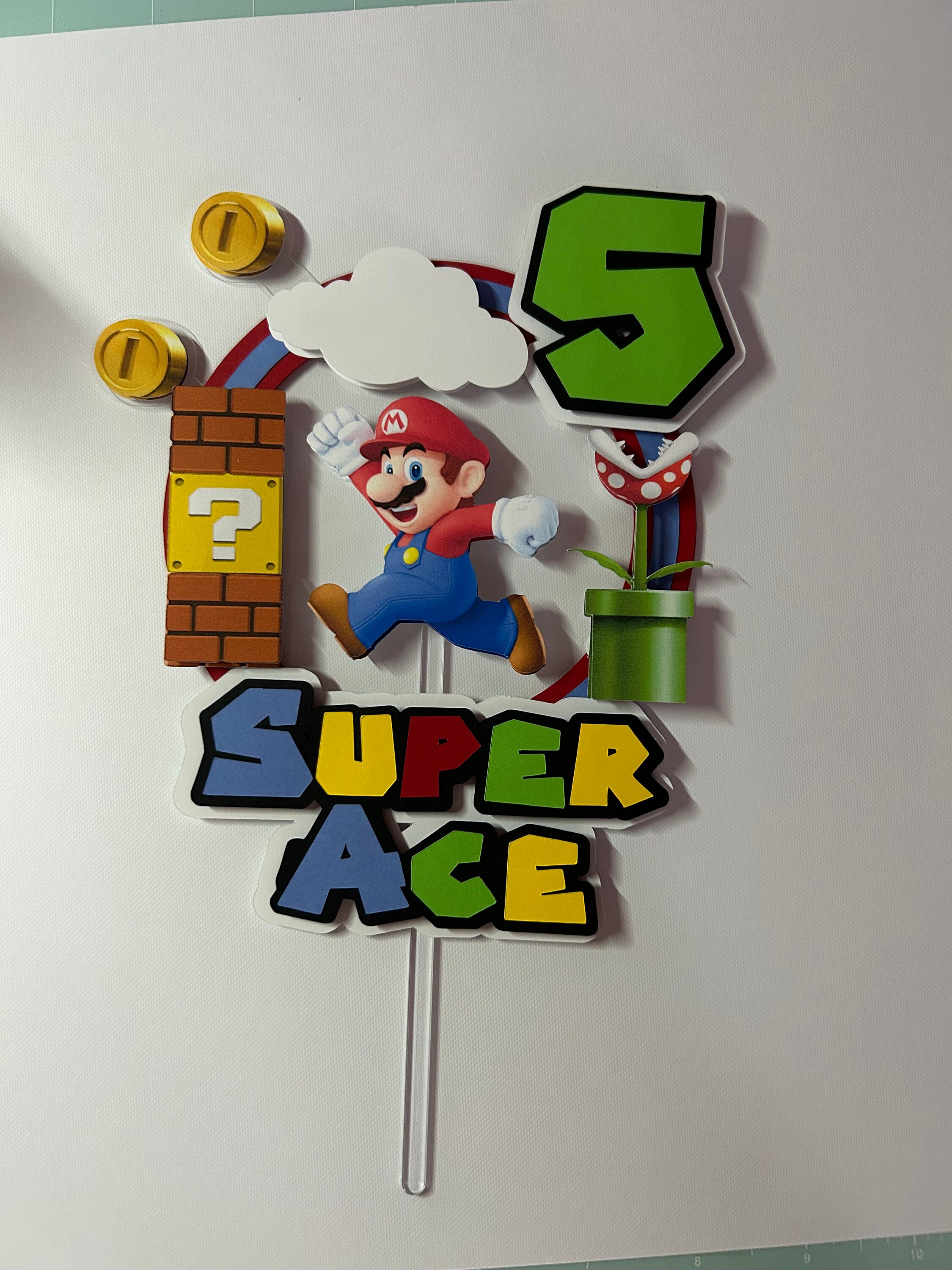 Super Mario Cake Topper - Etsy