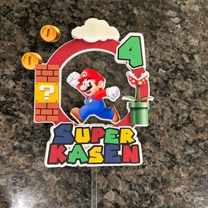 Super Mario Cake Topper - Etsy