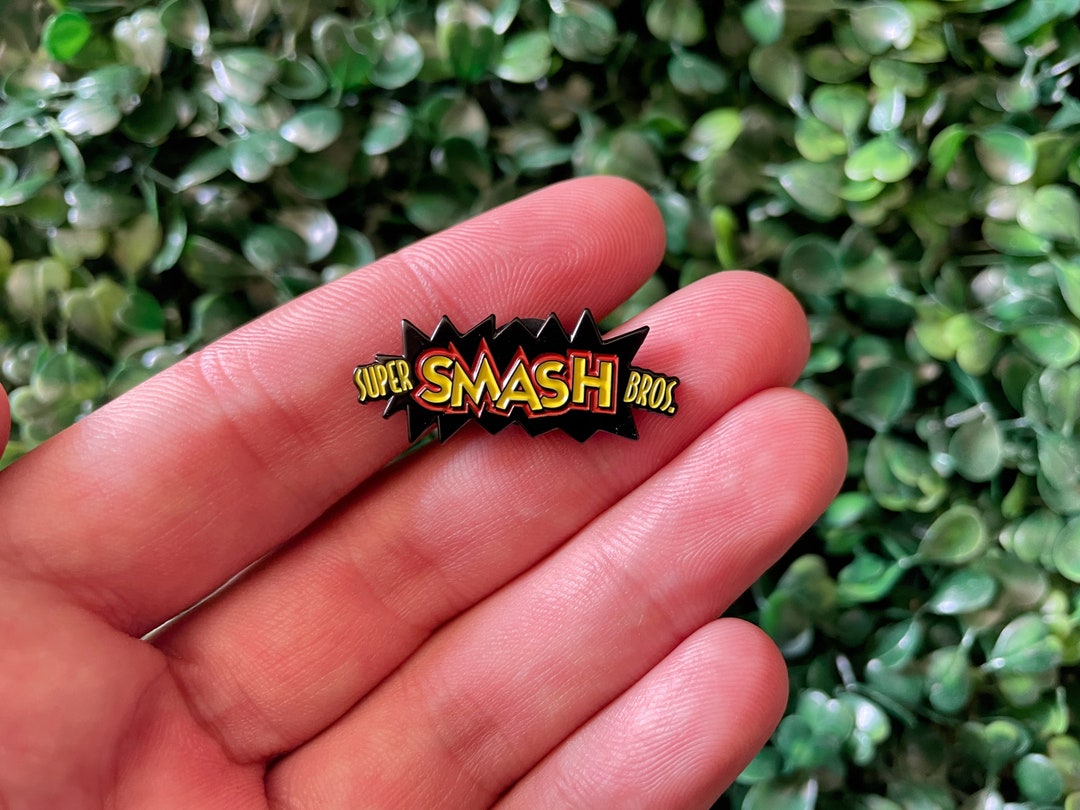 Customizable Super Smash Bros Pin / Hat Pin / Jacket Pin - Etsy
