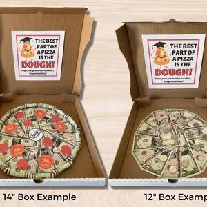 Graduation Money Gift Printable Money Pizza Sign Money Gift - Etsy