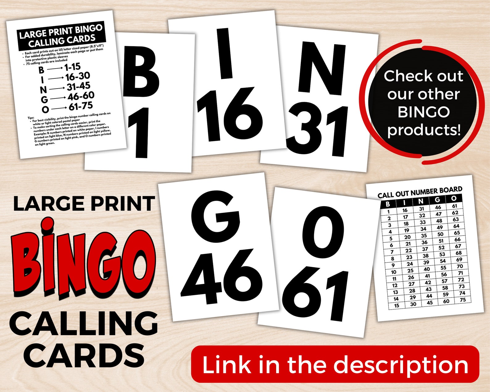 Printable Bingo Bucks, Bingo Winner Prize, Bingo Store Money, Bingo ...