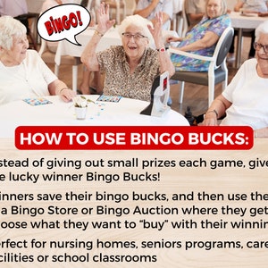 Printable Bingo Bucks, Bingo Winner Prize, Bingo Store Money, Bingo ...
