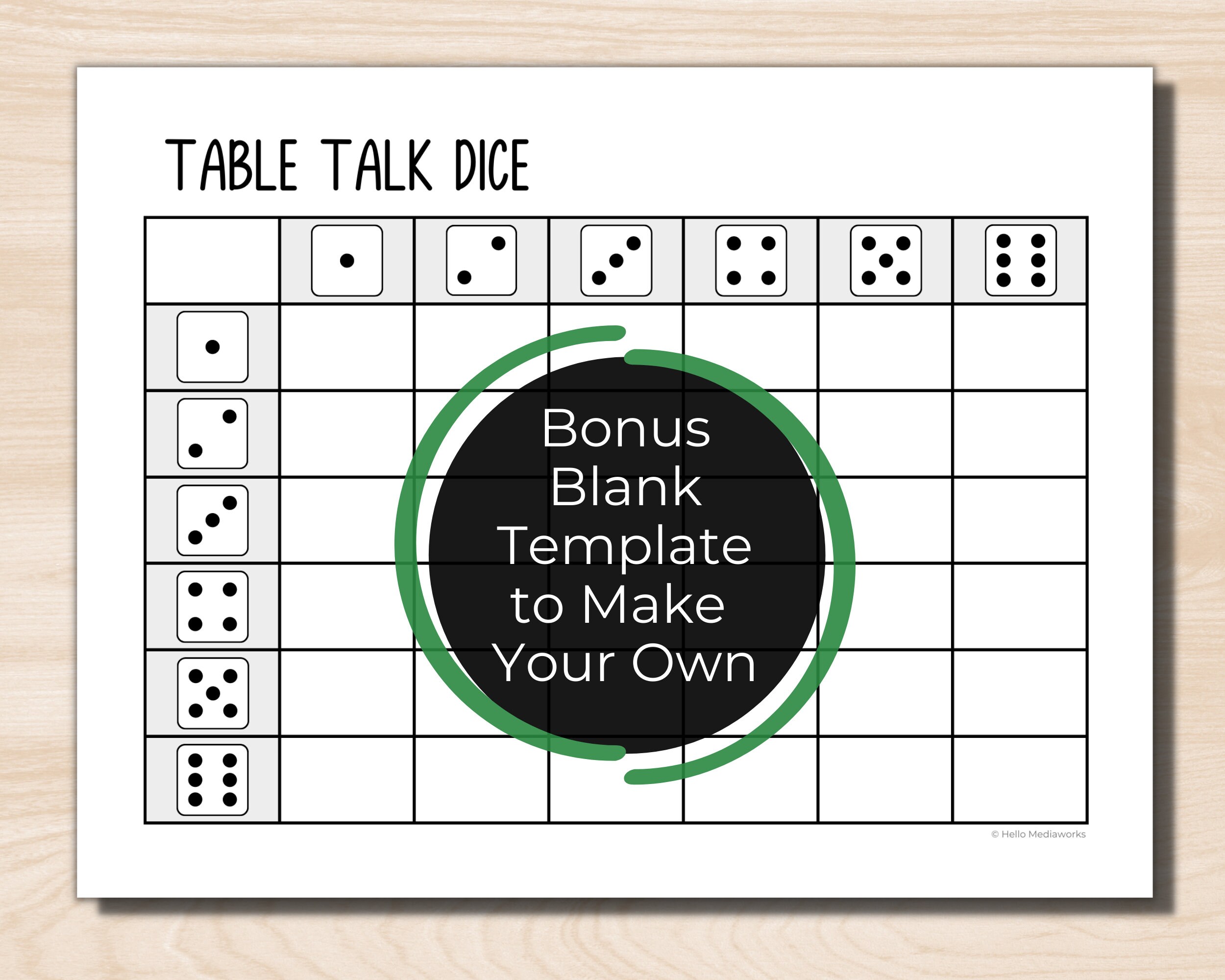 Halloween Table Talk Dice Game, Conversation Starter Game, Halloween ...
