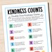Kindness Counts Double Dice Kindness Game, World Kindness Day, Pink ...