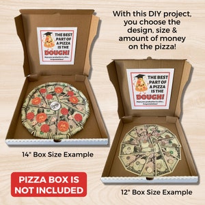 Graduation Money Gift, Printable Money Pizza Sign, Money Gift Ideas ...