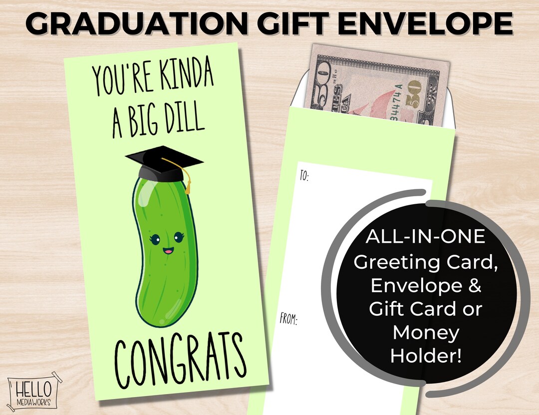 Graduation Money Envelope Graduation Gift Card Holder - Etsy