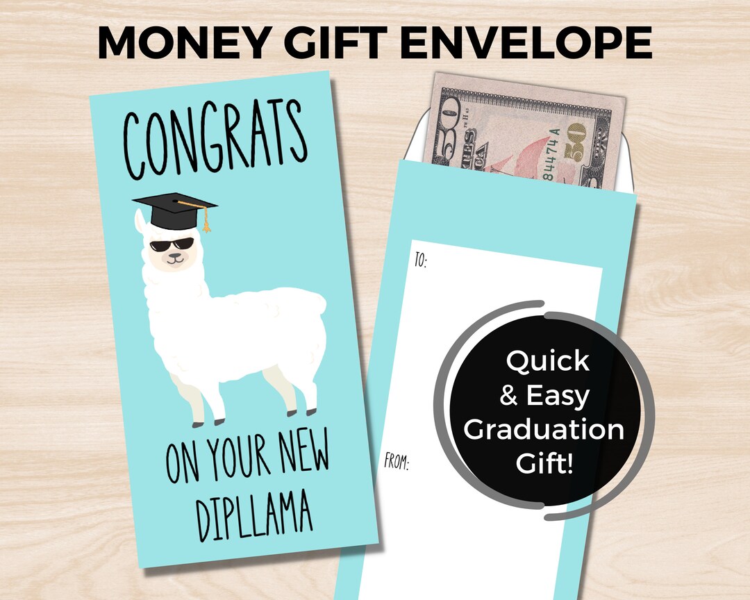 Graduation Money Envelope, Graduation Gift Card Holder, Graduation ...