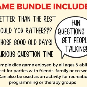 Table Talk Dice Conversation Starter Game Simple Icebreaker - Etsy