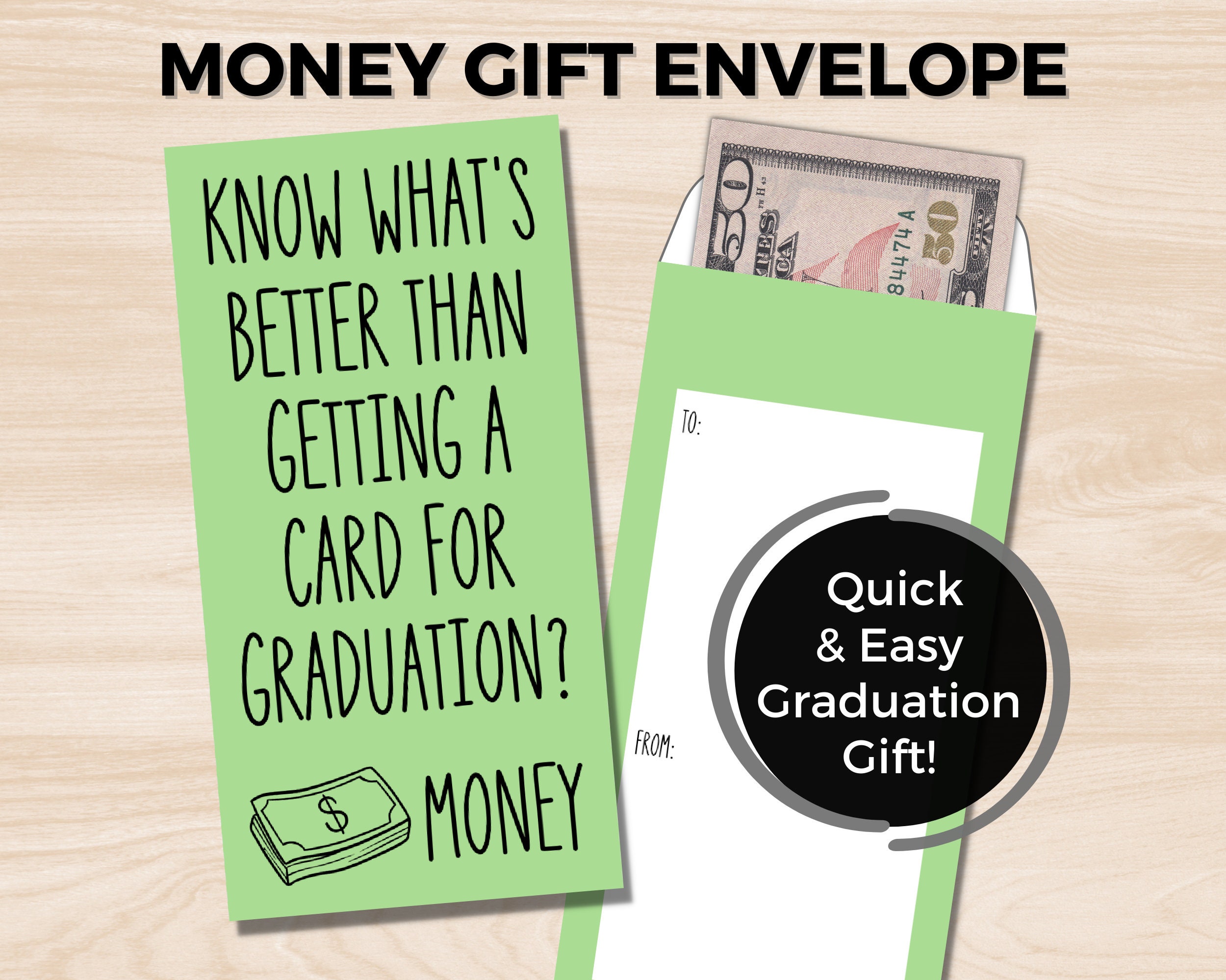 Graduation Money Envelope, Graduation Gift Card Holder, Graduation ...