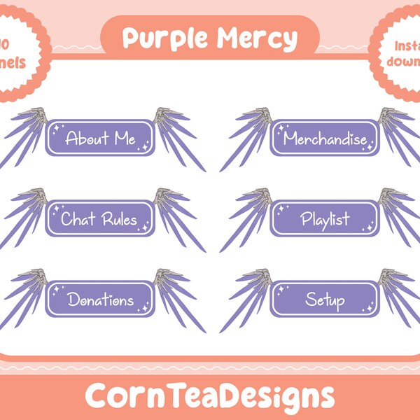 Overwatch Twitch Panels - Etsy