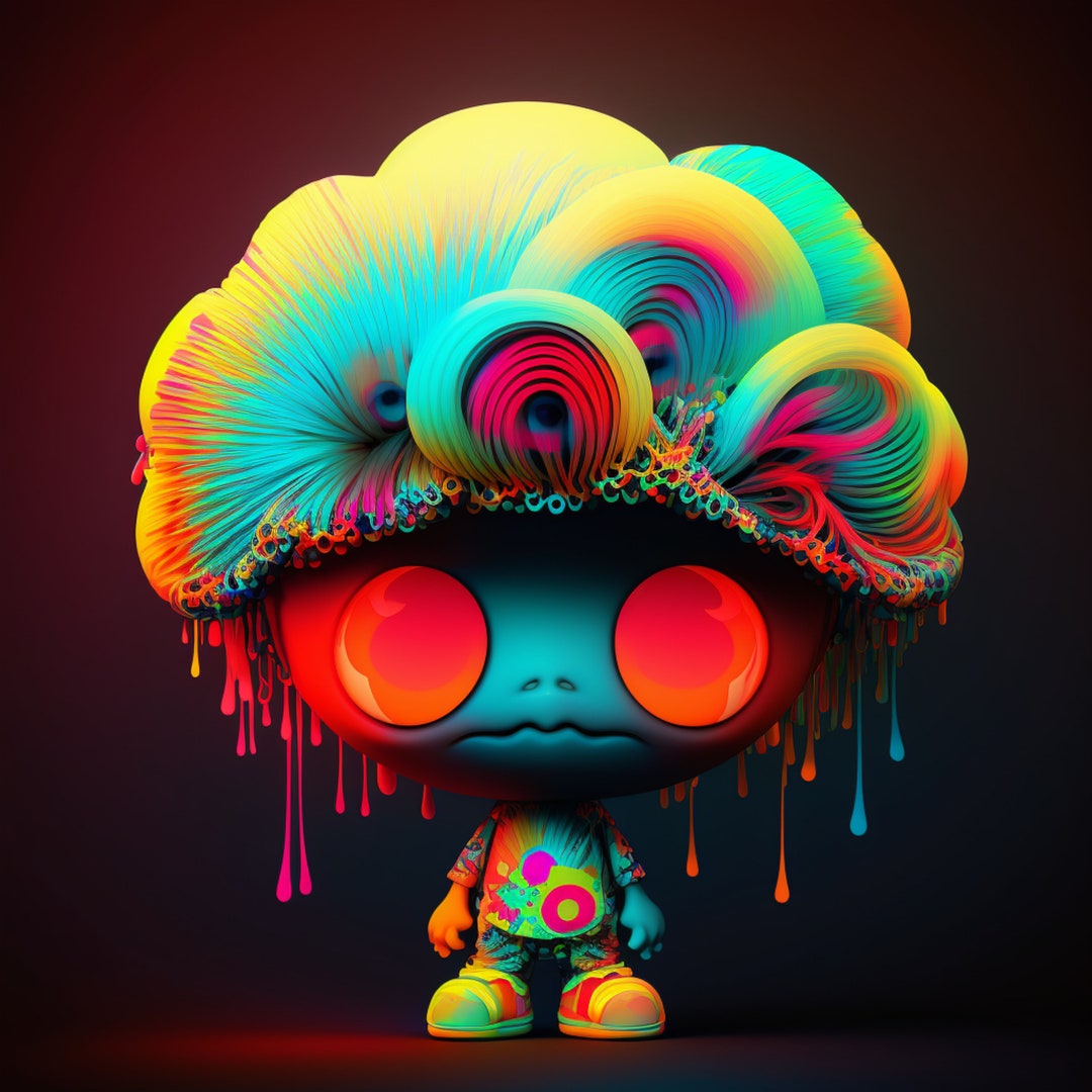 Drippy Mushroom - Etsy