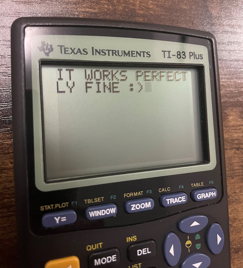 TI-83 Plus Calculators Texas Instruments - Etsy