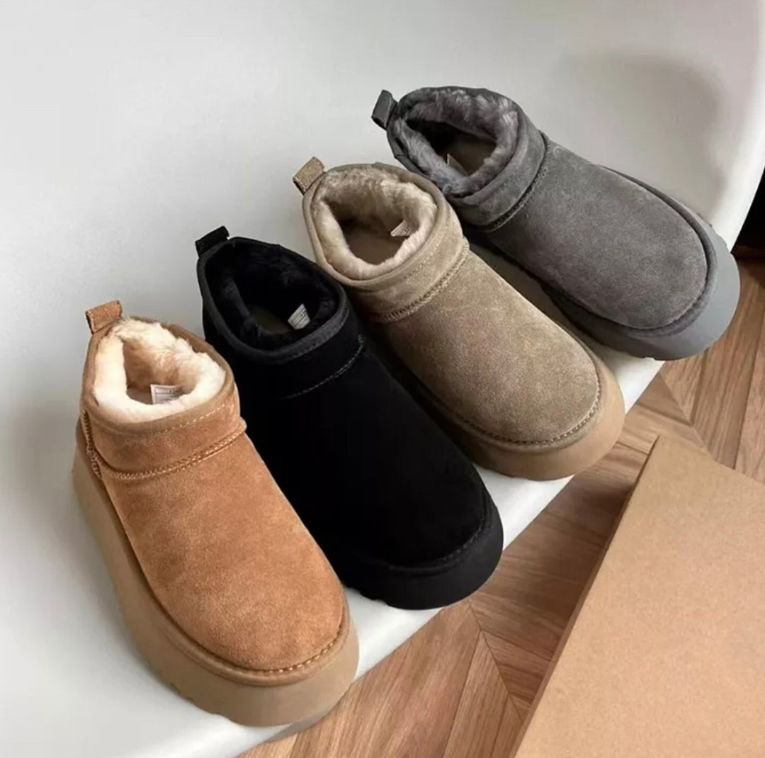 Handmade Ultra Mini Uggs Dupe 100 Authentic Wool Etsy