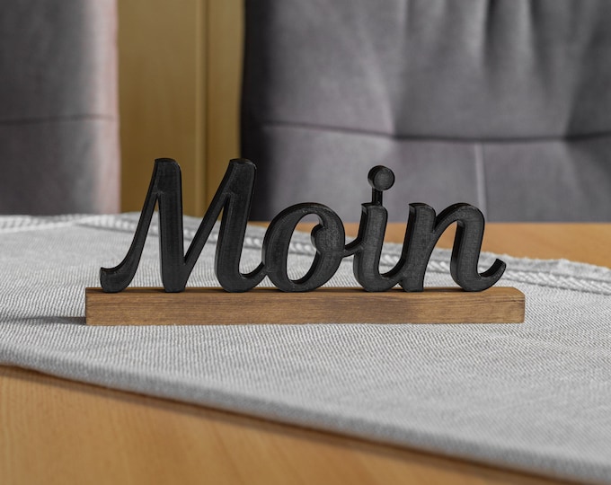 Moin Schriftzug - Etsy.de