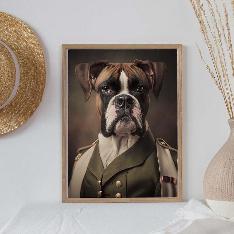 Boxer Art - Etsy