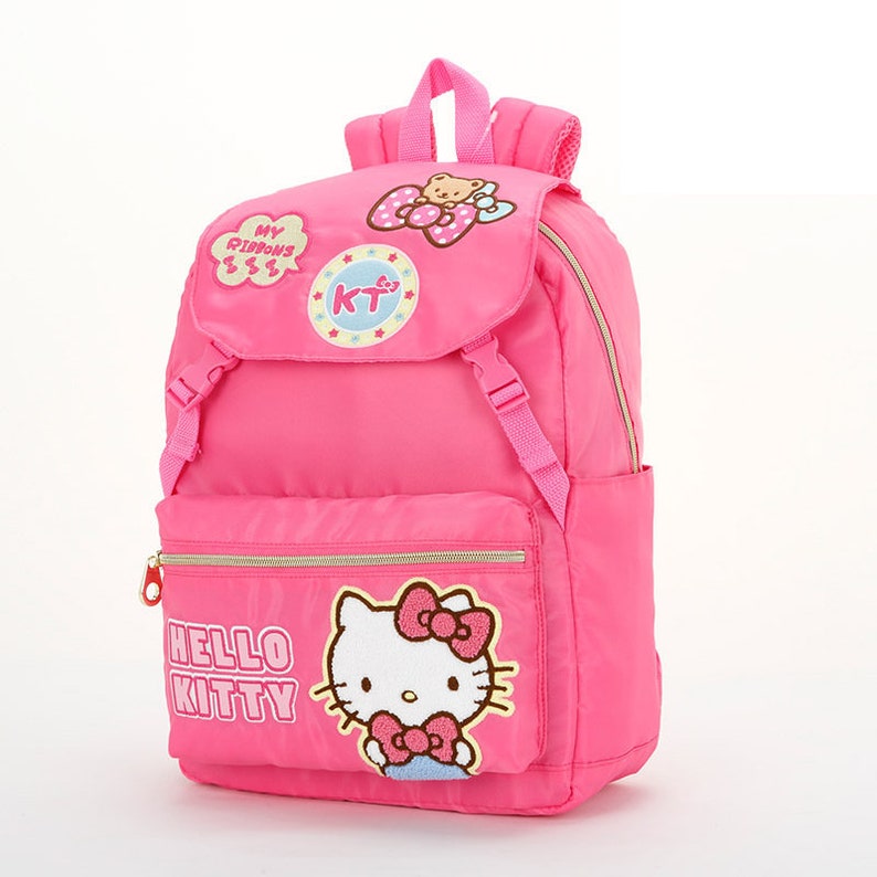 Imported Sanrio License Hello Kitty Kids School Backpack Hot Pink - Etsy