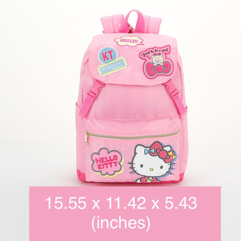 Imported Sanrio License Hello Kitty Kids School Backpack Hot Pink - Etsy