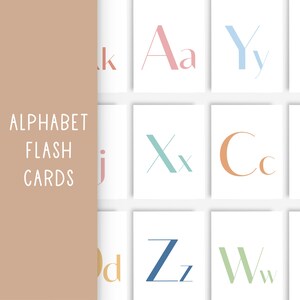 Alphabet Flash Cards Printable | ABC Learning Cards for Toddlers ...