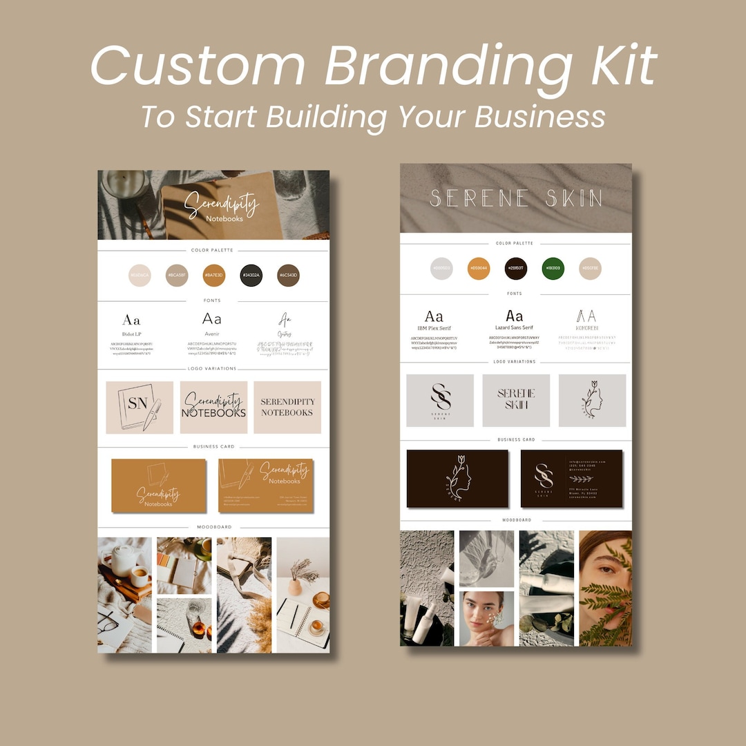 Custom Branding Kit to Start Building Your Business, Brand Design ...