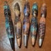 Handmade Epoxy Pens - Unique Twist Ballpoint Pen With Pinecones in ...