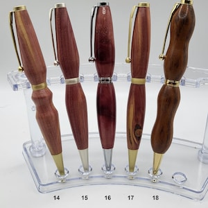 Handmade Wood Pens - Unique Exotic Wooden Twist Ballpoint Pen - P08 - Etsy