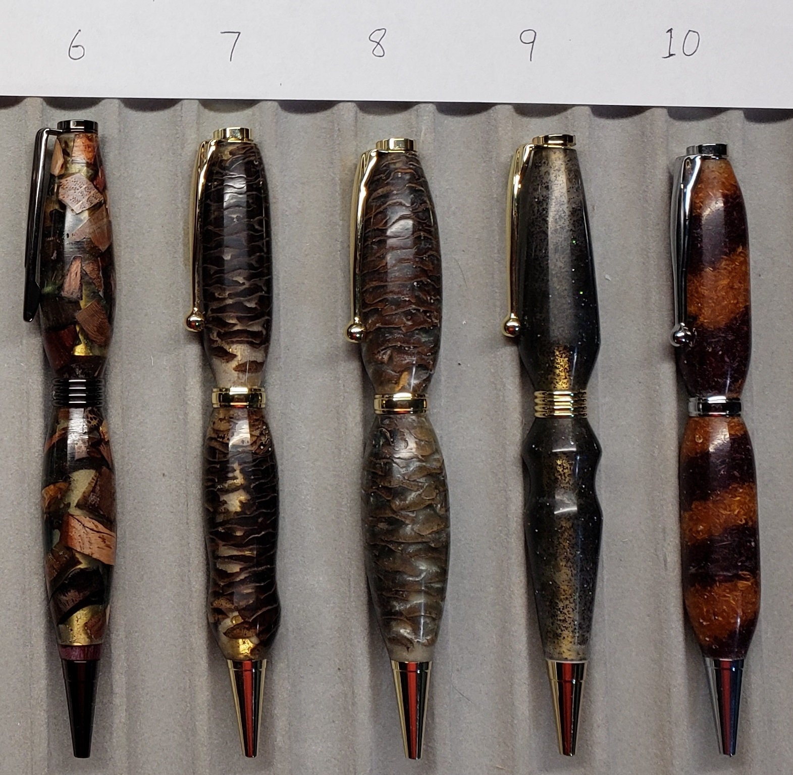 Handmade Epoxy Pens Unique Twist Ballpoint Pen With Elements - Etsy