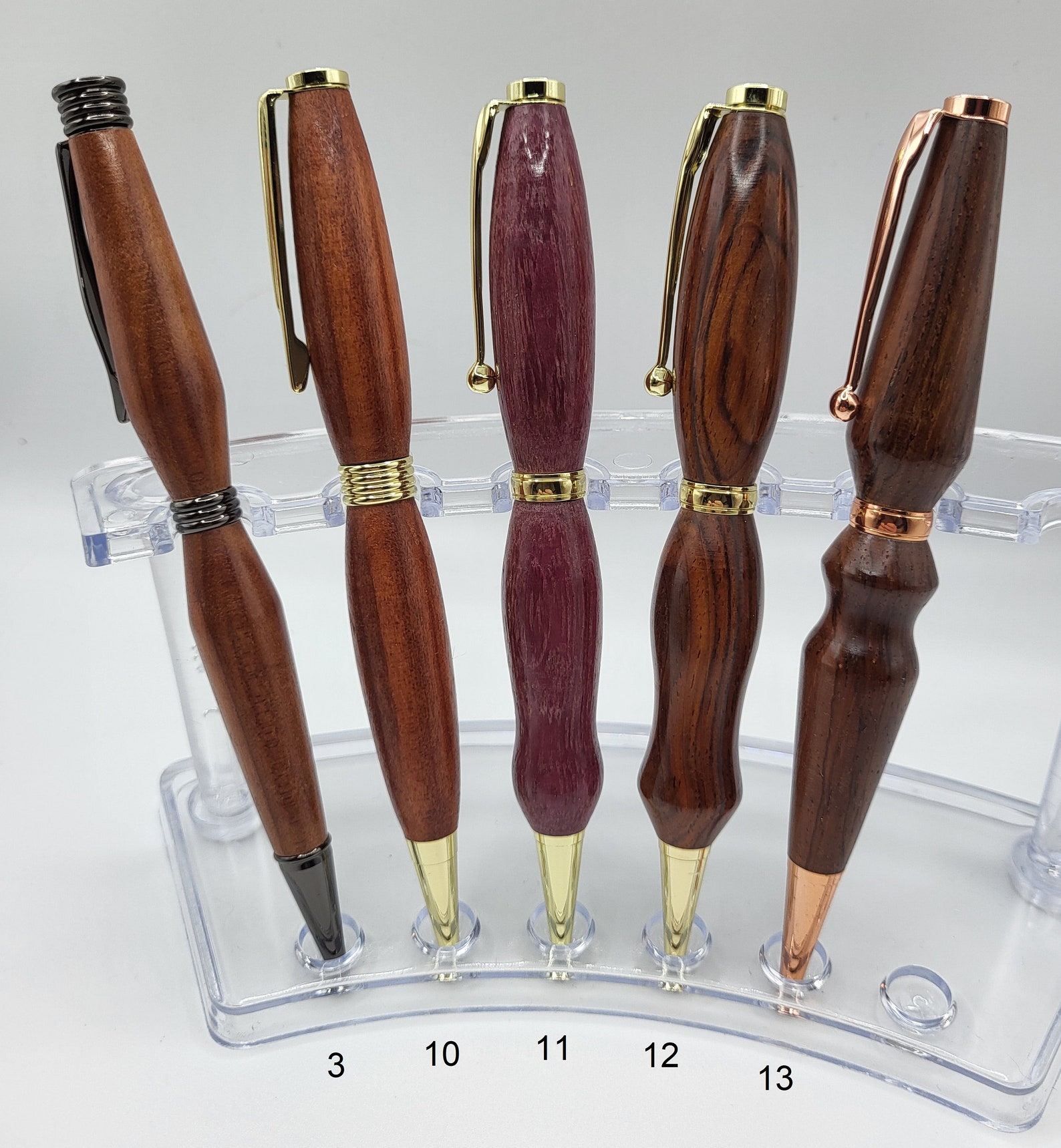 Handmade Wood Pens - Unique Exotic Wooden Twist Ballpoint Pen - P08 - Etsy