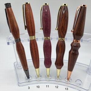 Handmade Wood Pens - Unique Exotic Wooden Twist Ballpoint Pen - P08 - Etsy