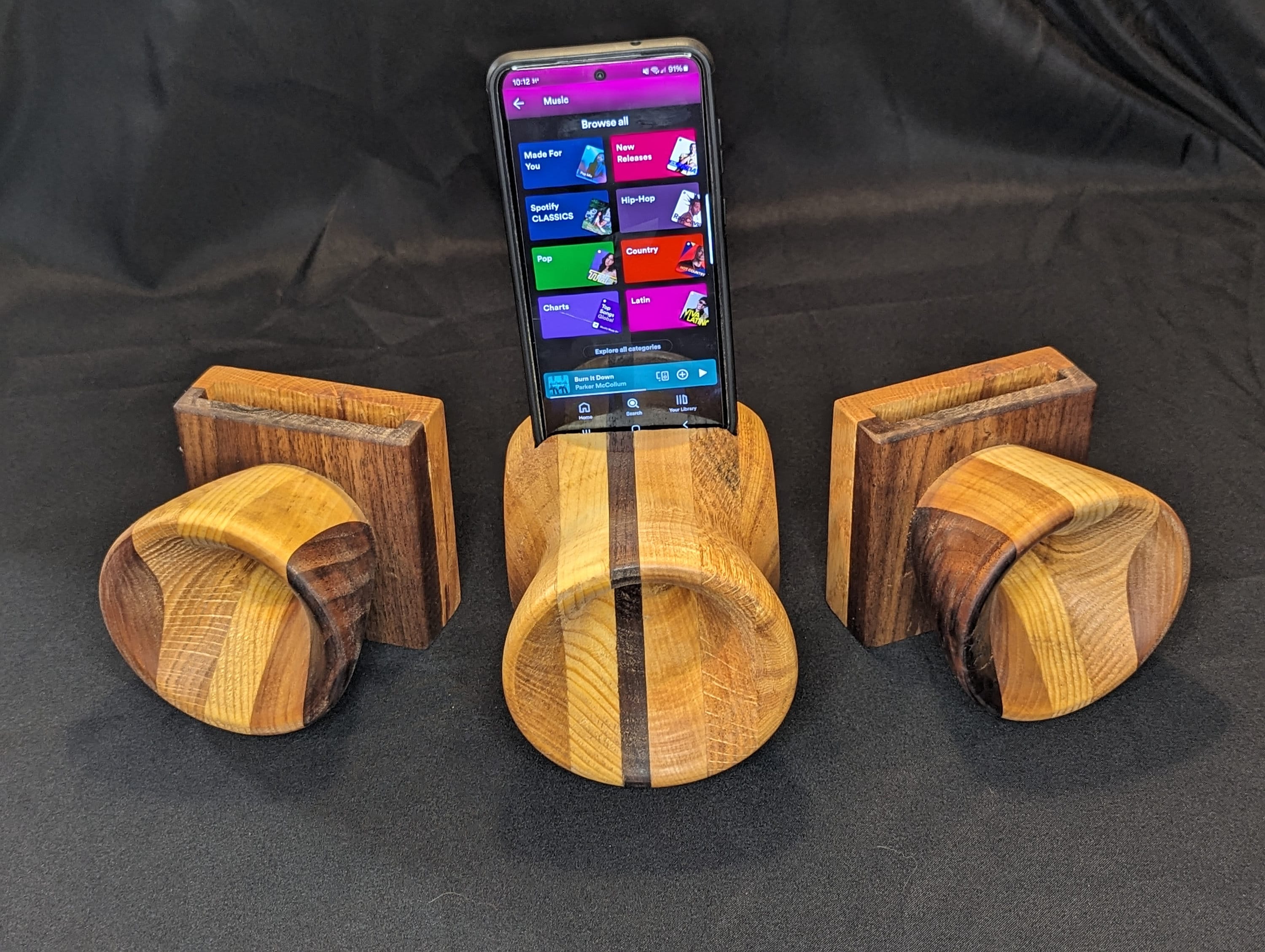 Handmade Wood Passive Amplifier for Smartphone, Wooden Phone Speaker - Etsy