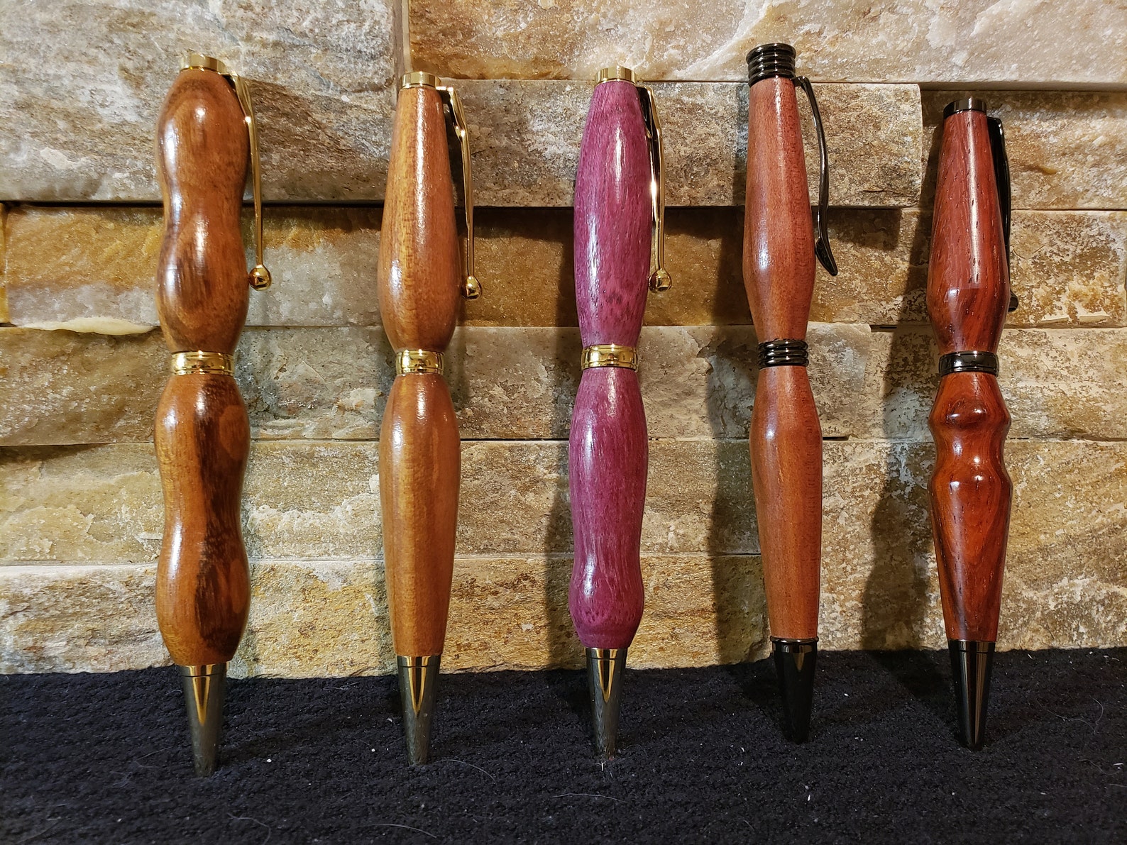 Handmade Wood Pens - Unique Exotic Wooden Twist Ballpoint Pen - P08 - Etsy