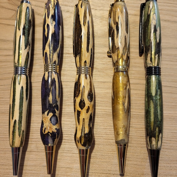 Handmade Wood Pens Unique Exotic Wooden Twist Ballpoint Pen P08 - Etsy