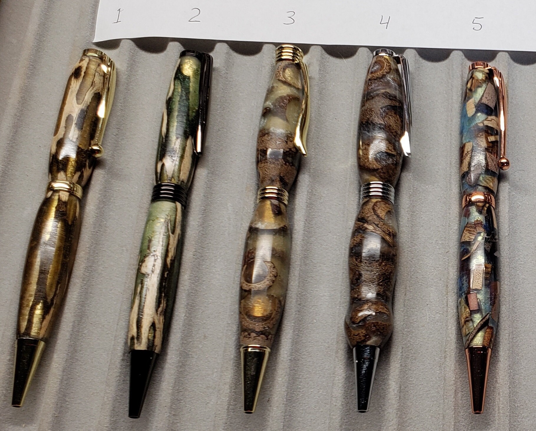 Handmade Epoxy Pens Unique Twist Ballpoint Pen With Elements - Etsy