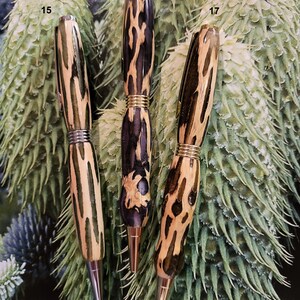 Handmade Epoxy Pens - Unique Twist Ballpoint Pen With Elements of ...