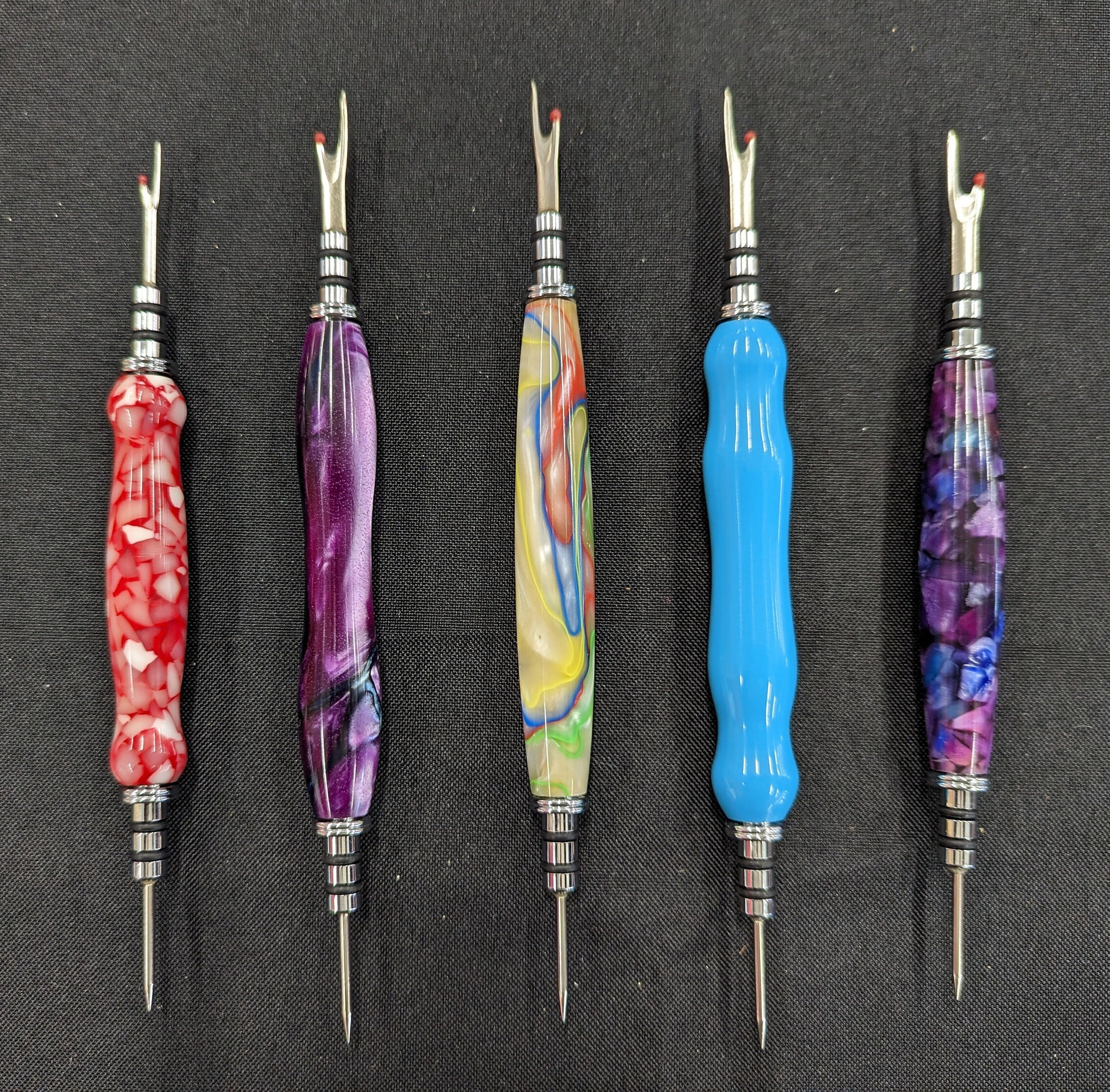Handmade Acrylic Seam Rippers - Unique Colorful Single and Dual Seam ...