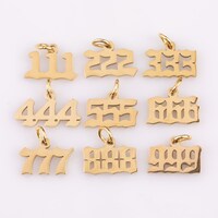 Number Charms - Etsy