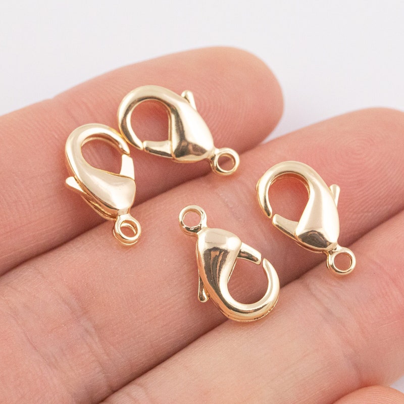 14k Gold Lobster Clasp - Etsy