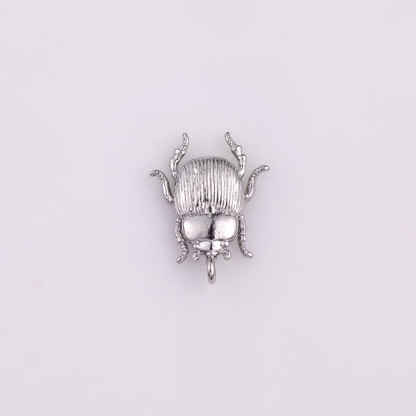 Silver Scarab - Etsy