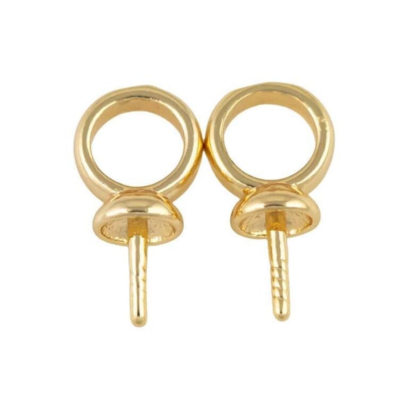 5mm Gold Filled Bead Bail - Etsy