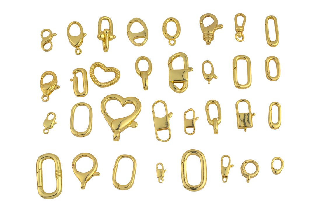 Clasp Gold Filled Charms Charm Pave CZ 14k GF Large Selection 1420 14/ ...