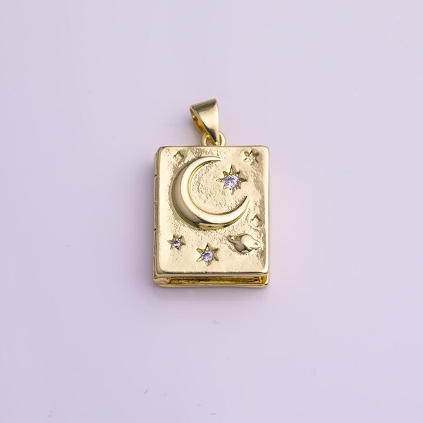 Moon Locket - Etsy