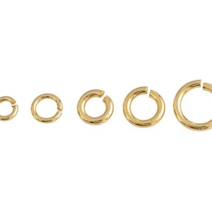 22ga 22 Gauge 14k Gold Filled Jump Rings 3mm 4mm 5mm 6mm 40 Pieces - Etsy Australia
