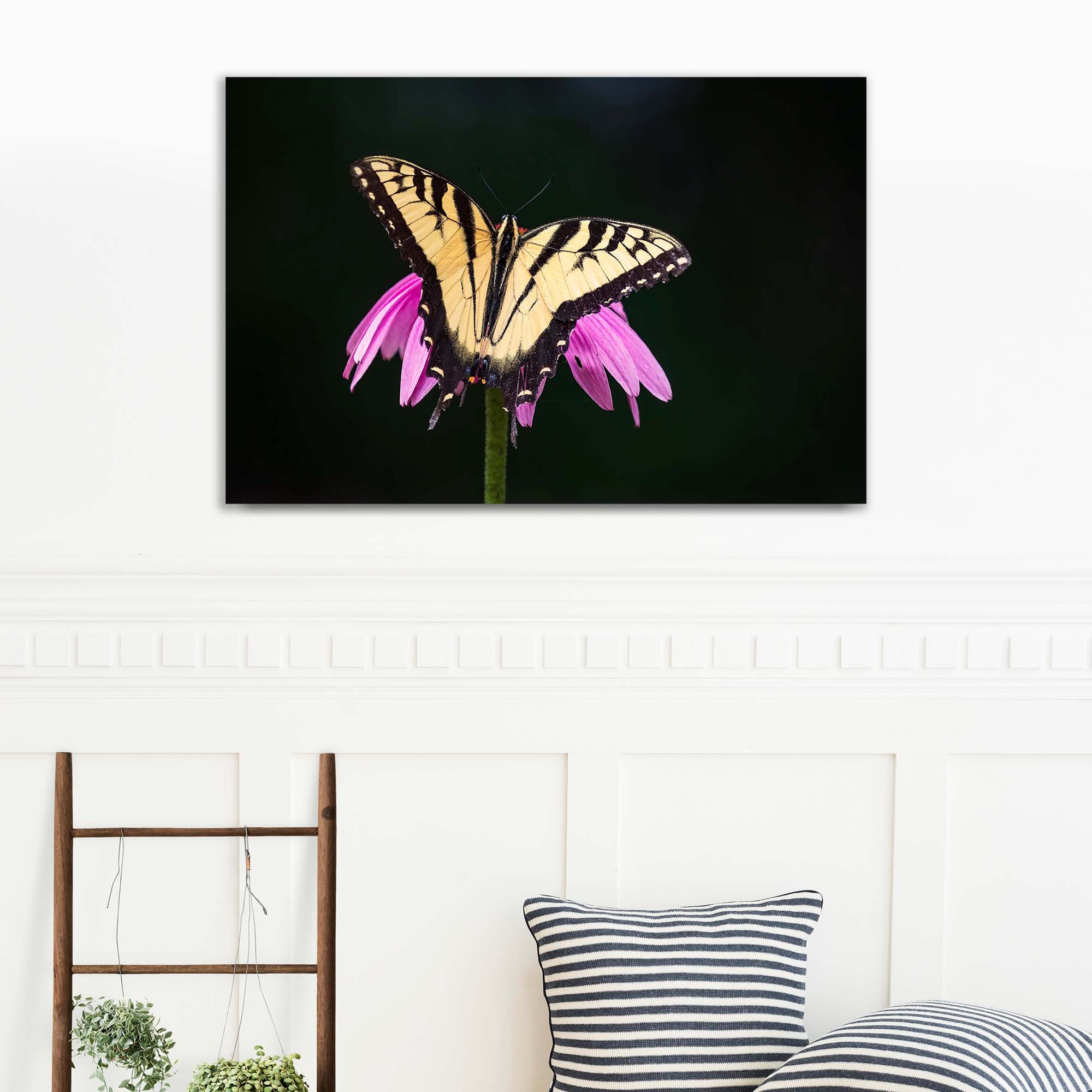 Eastern Tiger Swallowtail Print Yellow Butterfly Purple - Etsy