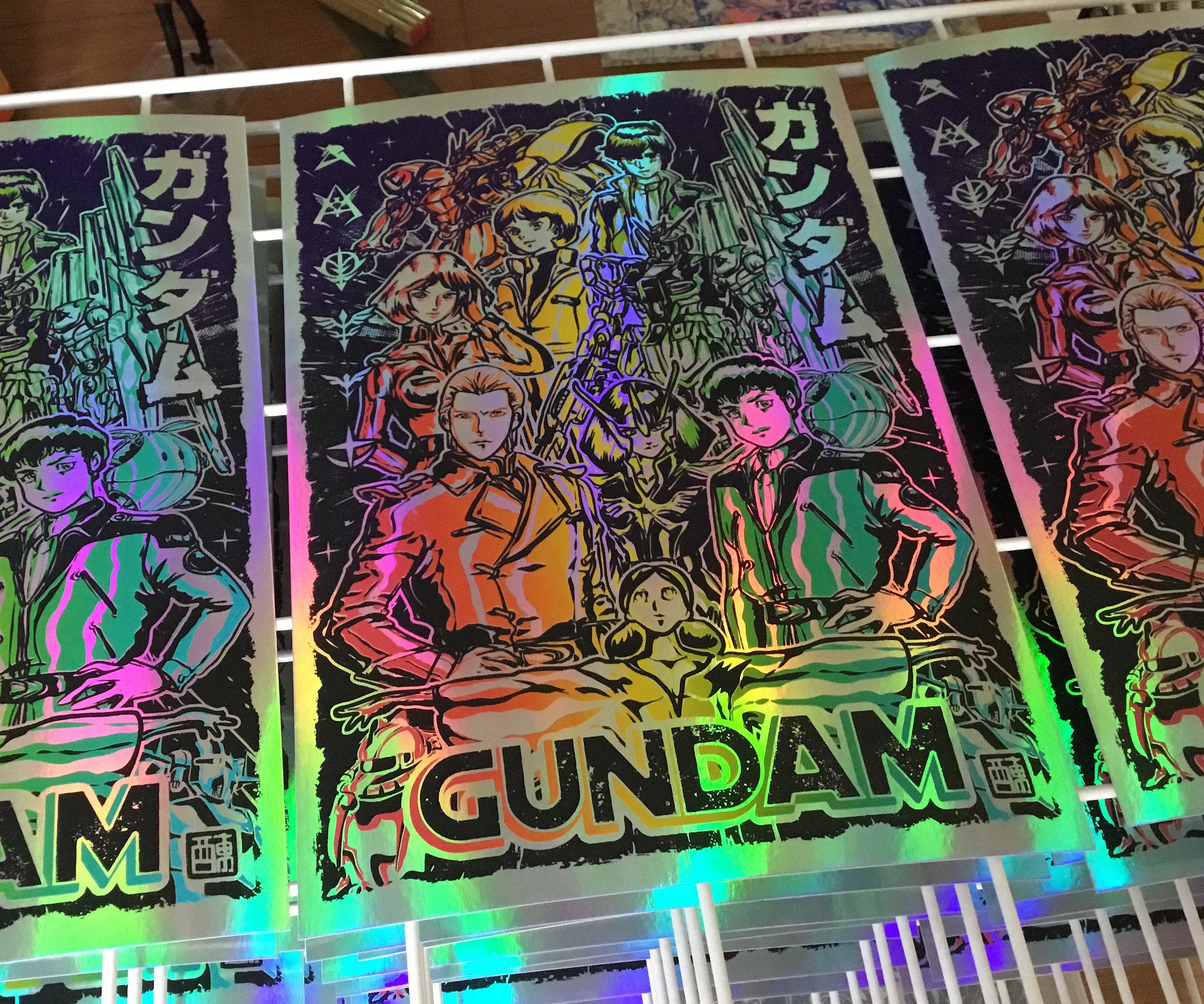 Mobile Suit Gundam - Hand Made Screen Print - Etsy