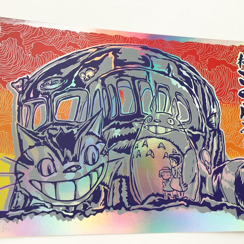 Metal Posters Anime Cat - Etsy UK