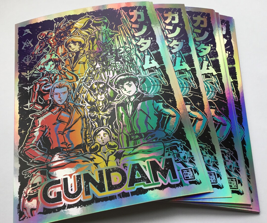 Mobile Suit Gundam - Hand Made Screen Print - Etsy