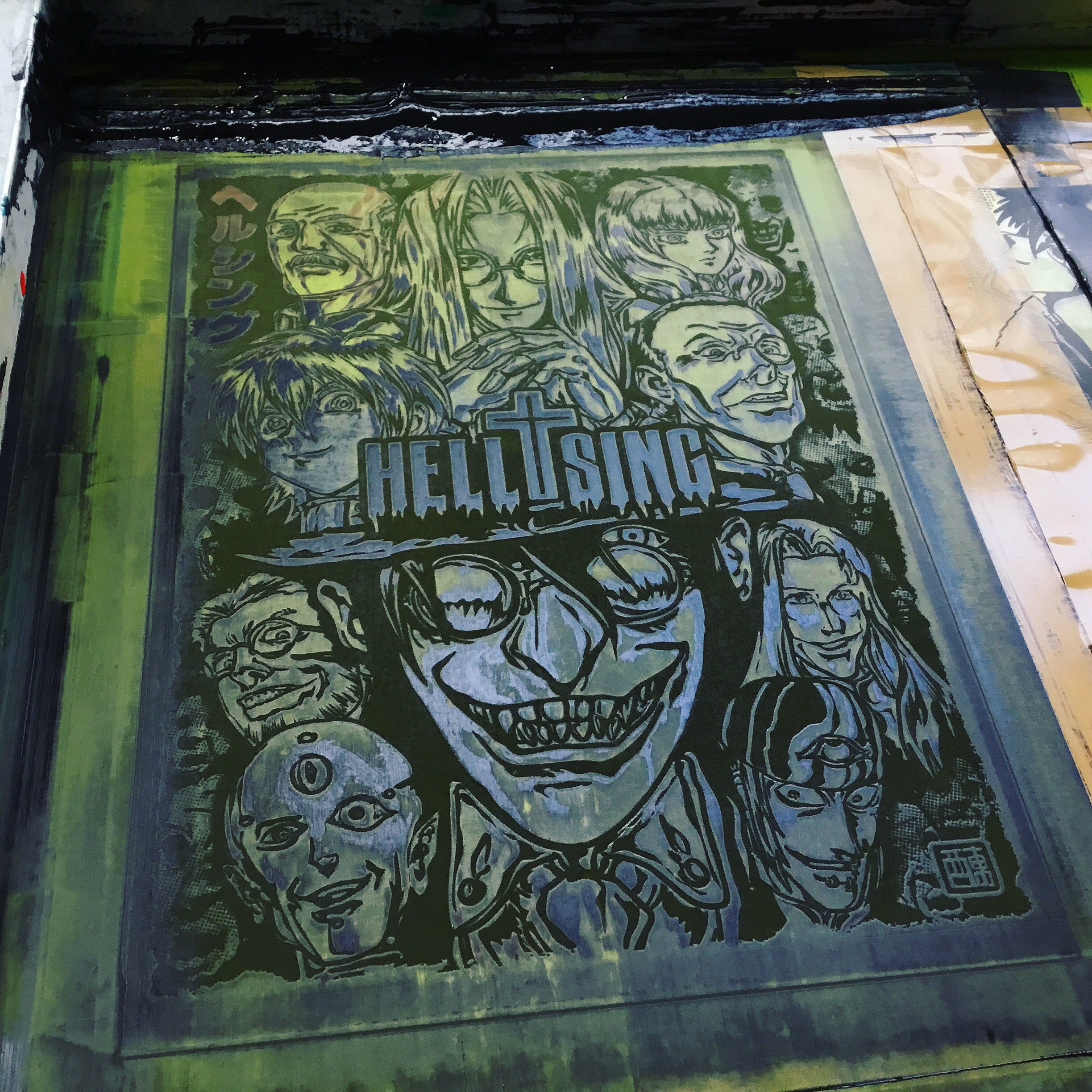 Hellsing Hand Made Holographic Anime Screen Print - Etsy